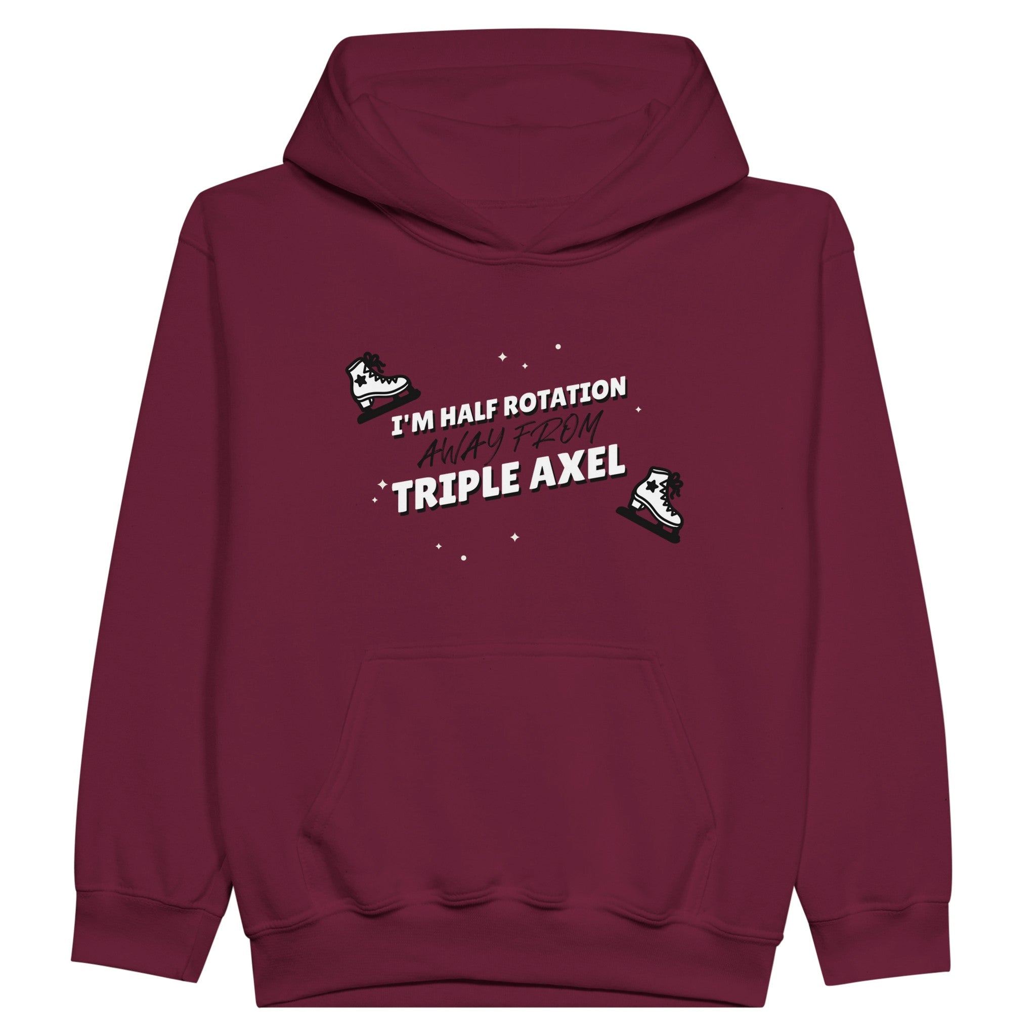 TRIPLE AXEL Classic Kids Pullover Hoodie – Crystal Edge